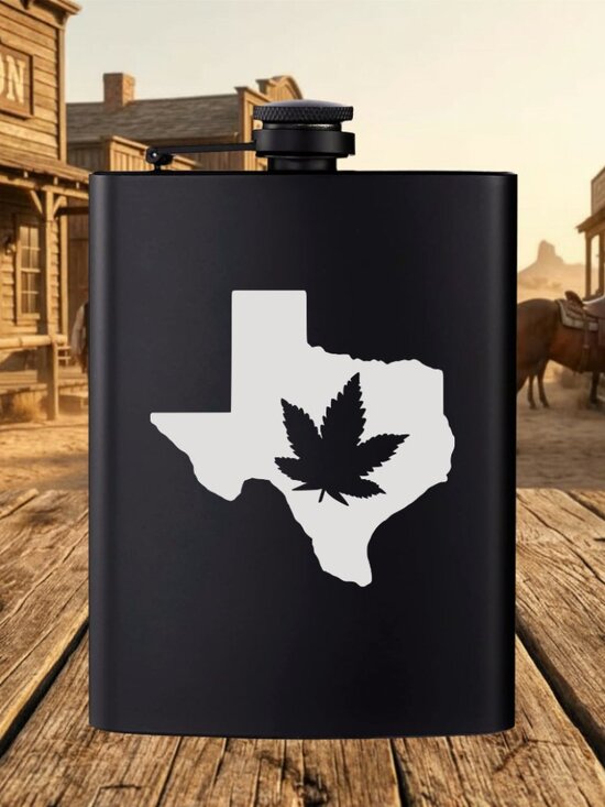 Dining | Personalized Country Texas State Irish Black Flask Texas Texas ...